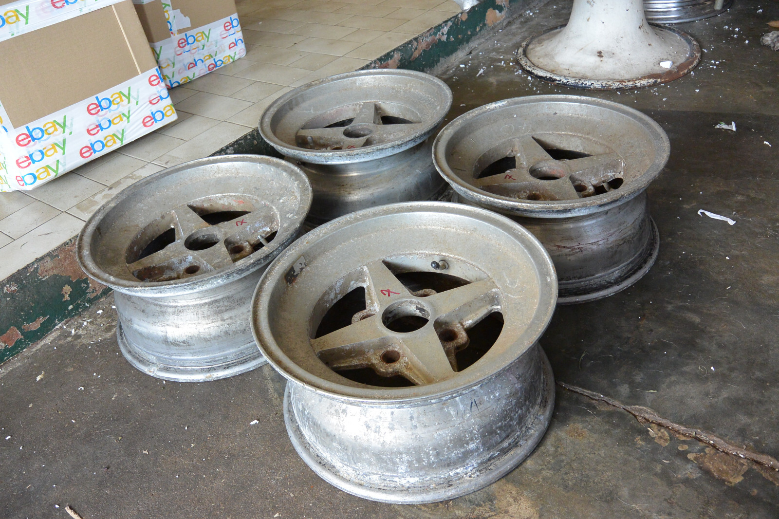 JDM WORK Equip 01 14" rim wheels for ae86 ta22 datsun long champ ke70 ...