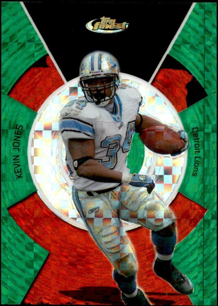 2005 Topps Finest - Kevin Jones #2 Green X-Fractor /50 for sale online ...