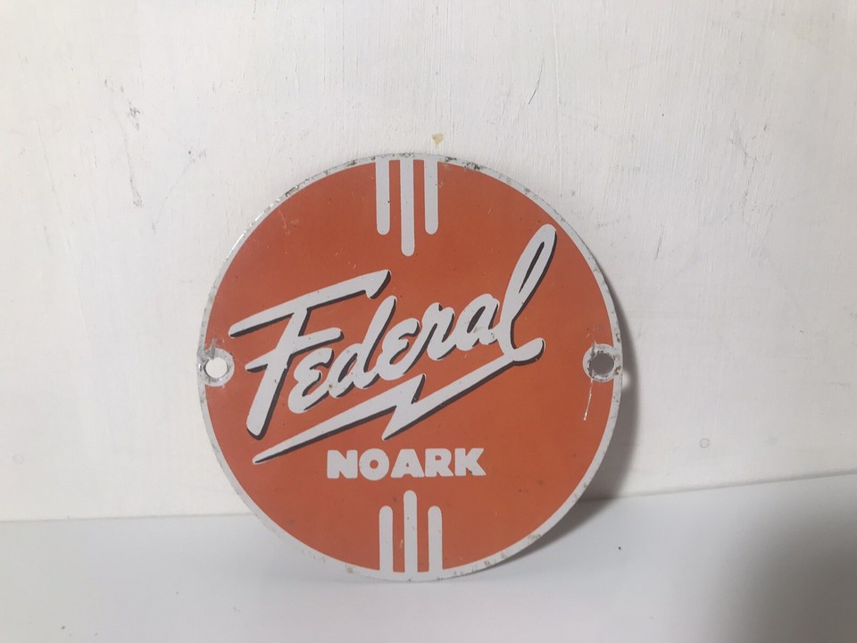 Federal NOARK Industrial Electric Panel Cover Emblem Tag Badge Metal ...
