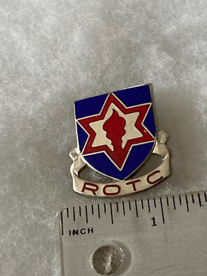 Authentic US Army 6th Army ROTC School DI DUI Unit Insignia 6F | eBay