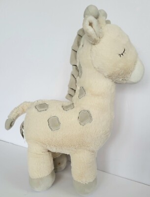 KELLYTOY GIRAFFE SOFT PLUSH RATTLE, EMBROIDERED EYES, BABY 14" STUFFED ...