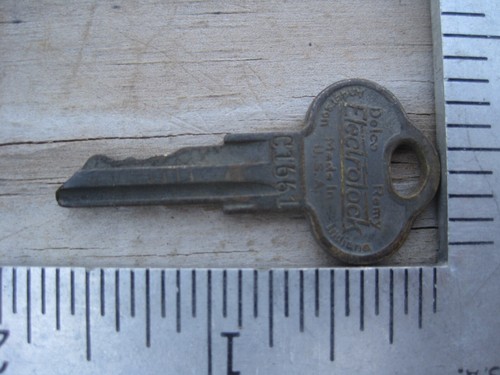 Vintage car delco remy basco GM Key 1960's ignition electrolock # c ...