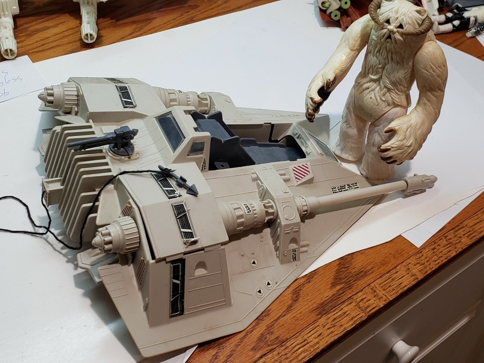 Star Wars Vintage Snowspeeder Parts Cannon Block Battery Cover Harpoon ...