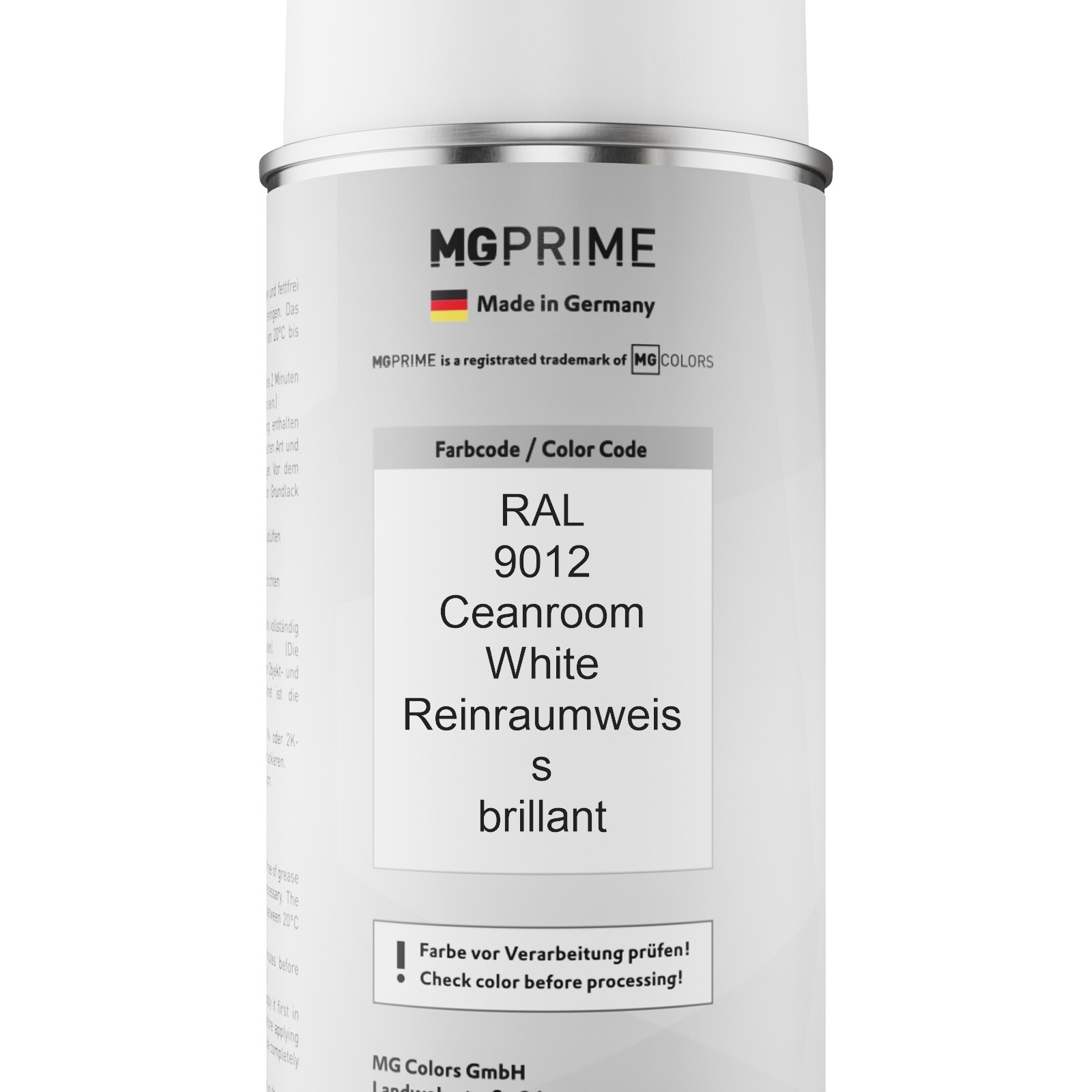 RAL 9012 Ceanroom White bombe aérosol 400 ml brillant séchage rapide | eBay