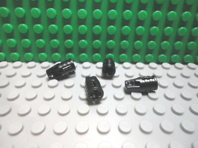 Lego 4 Black 1x2 technic cylinder 1 locking fingers connector NEW | eBay