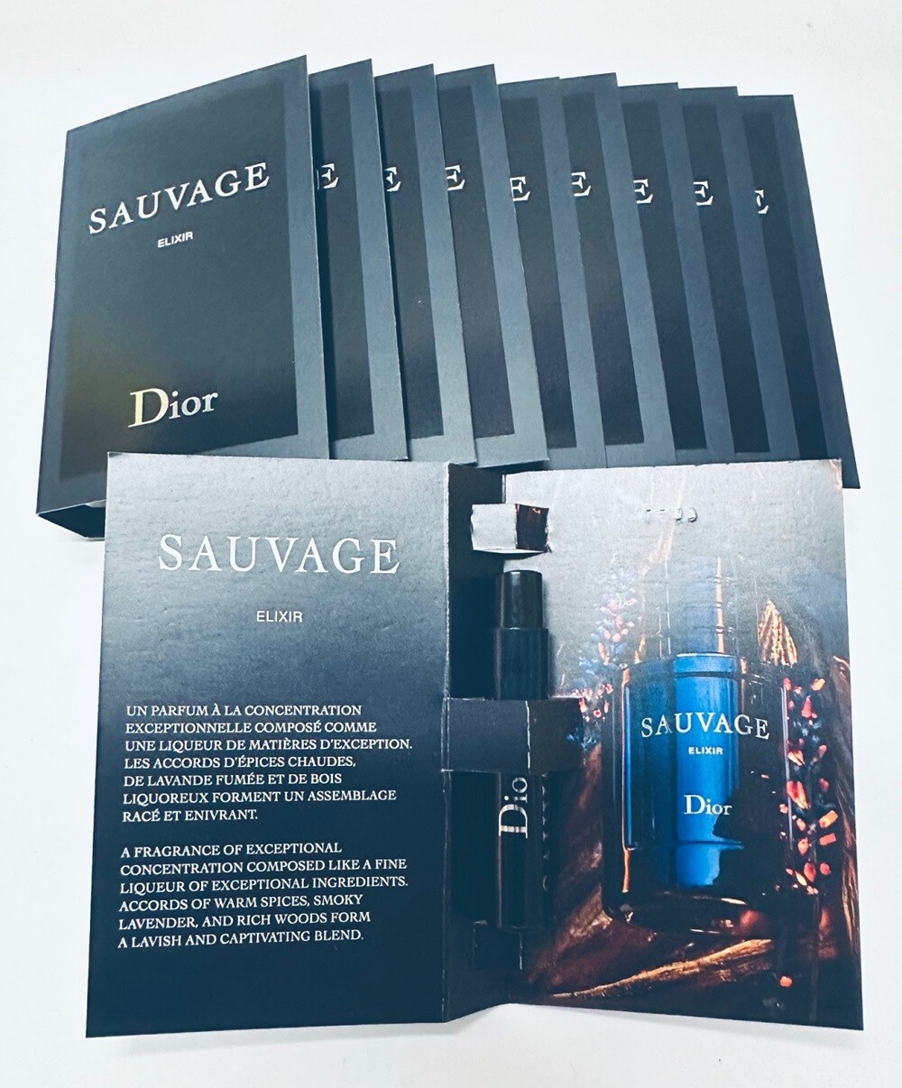 Christian Dior Sauvage Elixir Sample Vial 0.03 Oz ( 1 ml ) Parfum ...