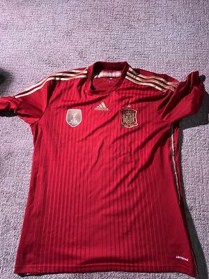 SPAIN 14-15 HOME SHIRT WORLD CHAMPIONS 2010 ADIDAS G85279 JERSEY SOCCER ...