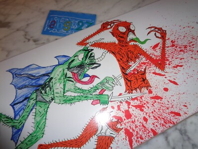 Baker Sammy BACA Wizardry deck 2021 skateboard Neckface artwork Neck ...