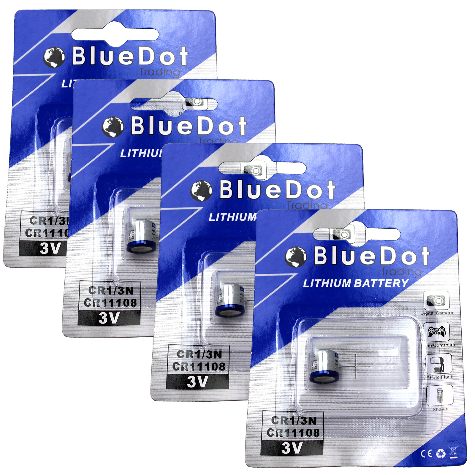 4 Pack NEW CR1/3N CR1 3N Lithium Battery Batteries - Digital Camera ...