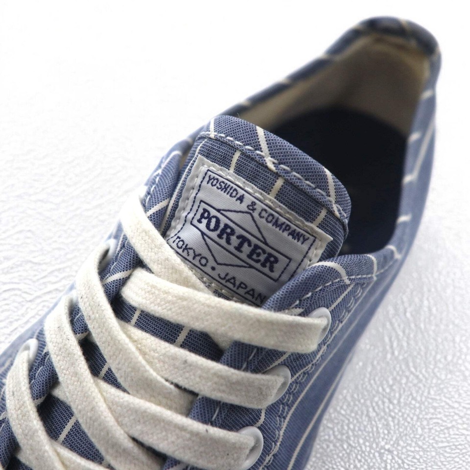 CONVERSE x PORTER Jack Purcell Sneakers US9 Blue Striped 1CJ354 | eBay