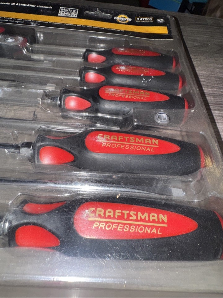 Sears Craftsman Professional USA Nos Huge 10pc Screwdriver Set 47203 ...