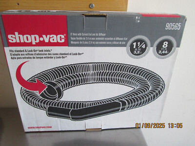 Shop-Vac Vacuum Hose,Plastic,8 ft,Locking Inlets 9056500 Shop-Vac ...