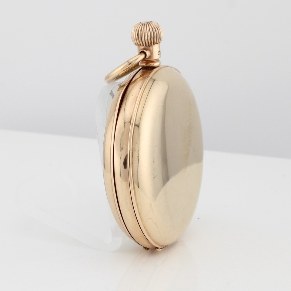 Antique 9ct Gold Vertex Open Face Pocket Watch, Working, Hallmarked ...