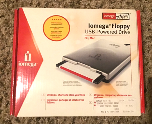 Iomega Floppy USB-Powered Drive for PC/Mac, assumed to be new ...