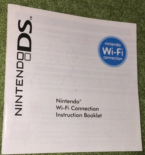 Nintendo Ds Nintendo Wifi Connection Instruction Booklet 59066C | eBay
