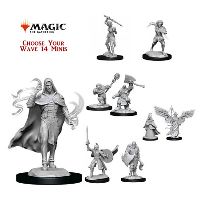 Magic the Gathering RPG Miniatures | Wizkids Unpainted Tabletop Minis ...