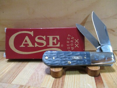 NIB Case USA XX Pocket Worn Gray Bone Barlow 62009 1/2 Pocketknife ...