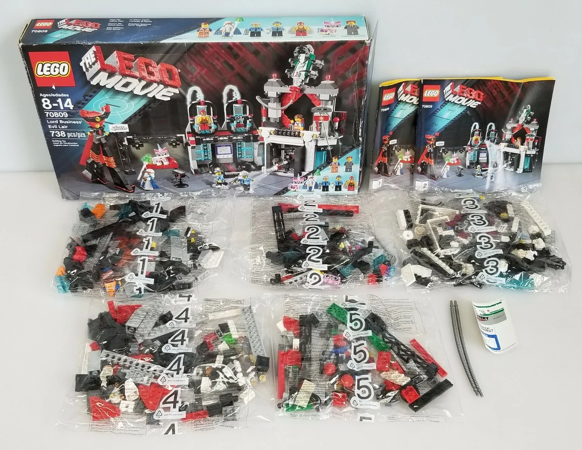 Lego Movie Lord Business Evil Lair Playset