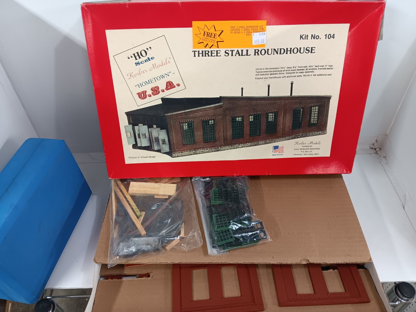 Korber Models Ho Three Stall Roundhouse Kit | eBay