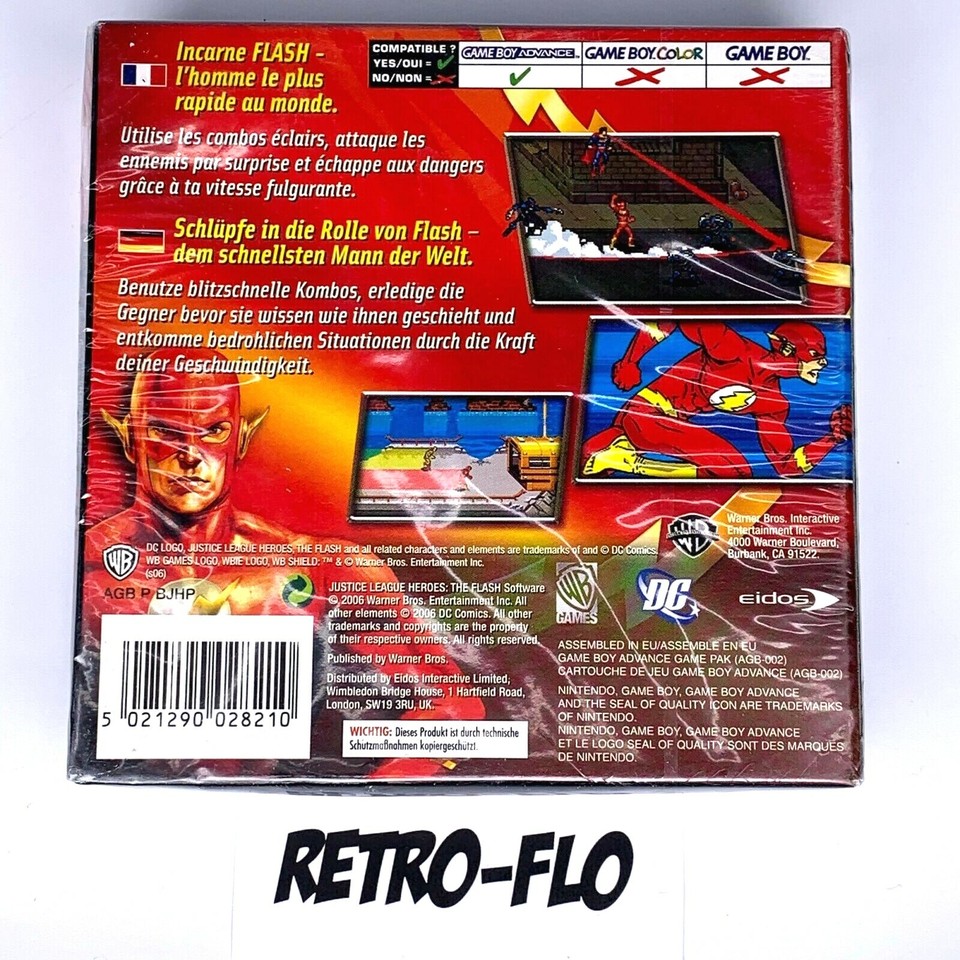 Justice League Heroes The Flash - Game Nintendo GBA Game Boy Advance ...
