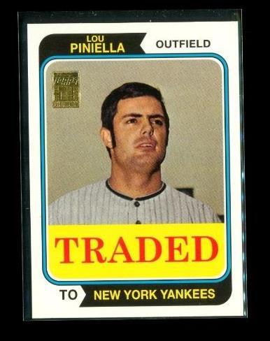 2001 TOPPS 50 YEARS REPRINT Baseball Card #390T LOU PINELLA New York ...