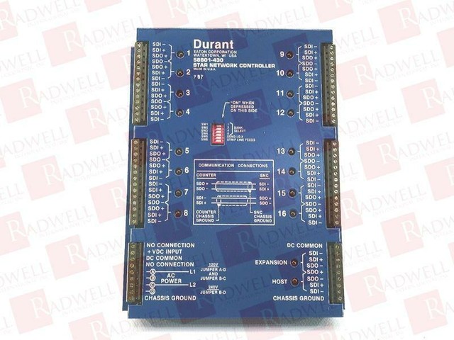EATON DURANT STAR NETWORK CONTROL CONTROLLER 58801-430 58801430 for ...