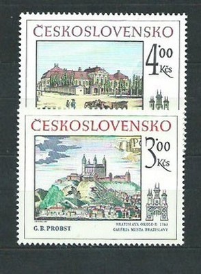 Czechoslovakia - Mail 1981 Yvert 2445/6 ** Mnh Paintings | eBay