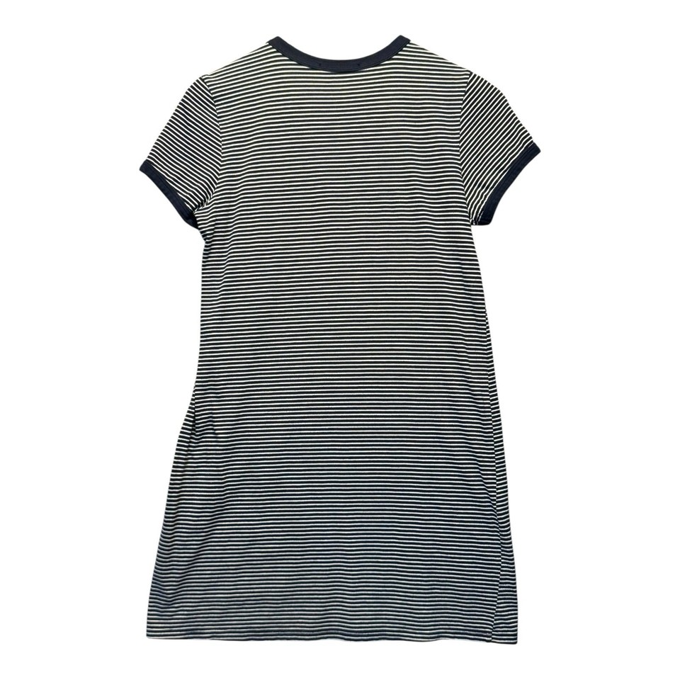 Marine Layer Womens T-Shirt Dress S Navy Stripe French Girl Preppy ...