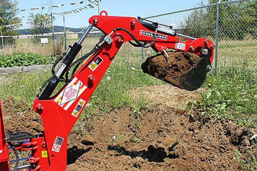 7'Dig Compact Tractor Backhoe 3-pt. Self Containerd, PTO Powered Cat.I ...