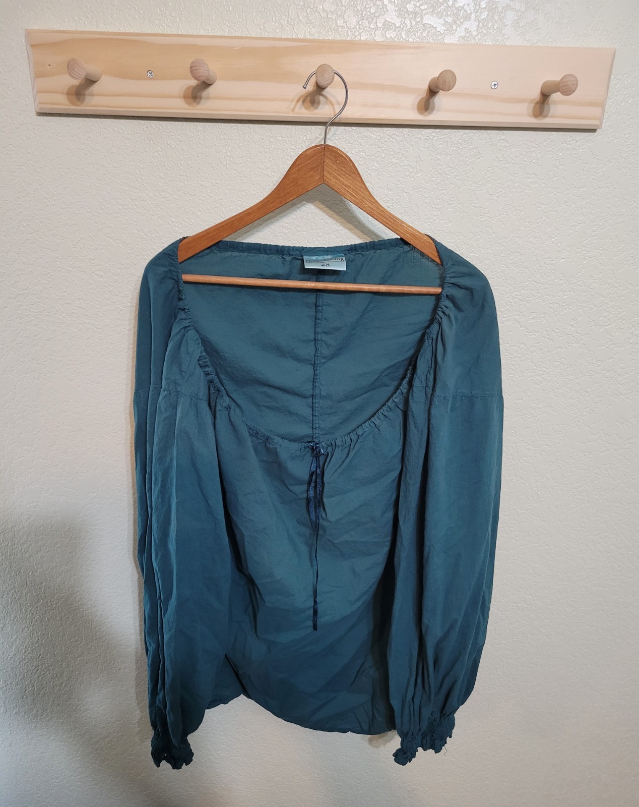 Holy Clothing Renée Tunic Limited Edition Teal Peacoc… - Gem