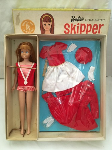 VINTAGE SKIPPER PARTY TIME SET REDHEAD DOLL MIB | eBay
