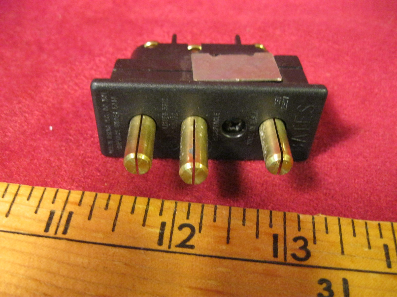 20a Male Bates ConnectorPanel / Chassis Mount 2P&G Stage Pin Connector ...