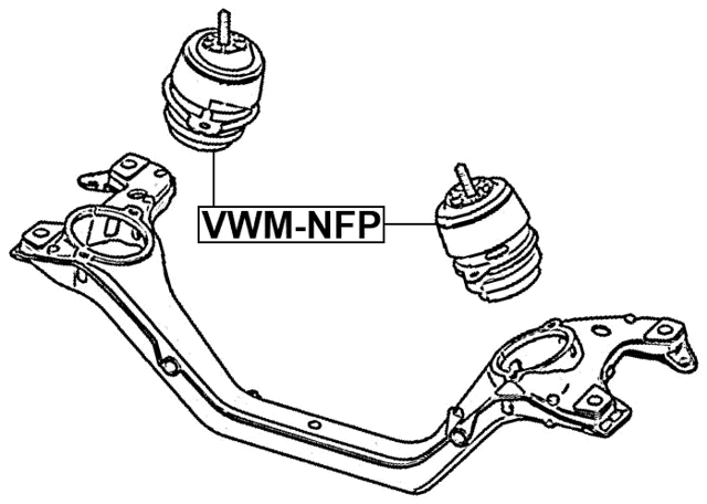 Engine Mount (Hydro) Fits Porsche 7P6199131, 95837504910 | eBay