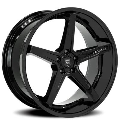 20 inch 20x9 Lexani SAVAGE Gloss Black wheels rims 5x5 5x127 +40 | eBay