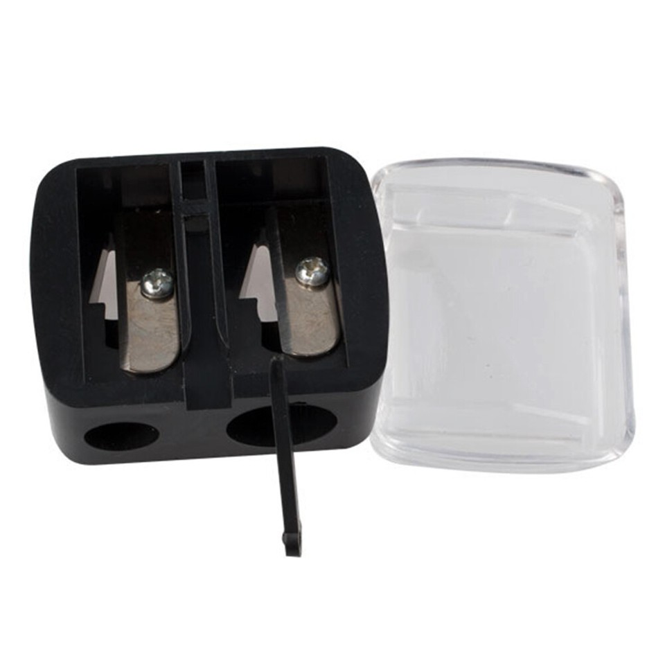 NEW Double Single Hole Cosmetic Sharpener Portable Makeup Pencil ...