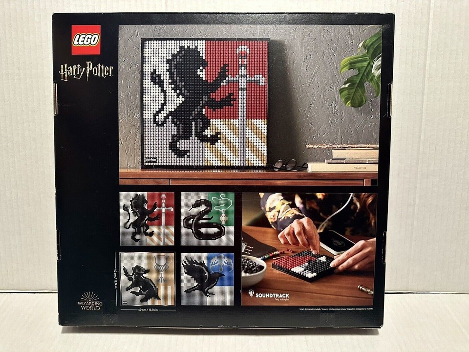 LEGO Art: Harry Potter Hogwarts Crests (31201) Building Kit 4249 Pcs ...