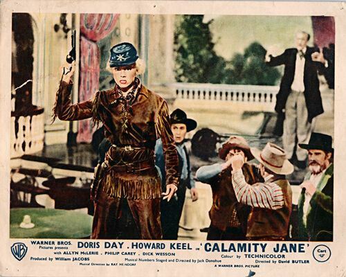 Calamity Jane Original Lobby Card Doris Day with gun | eBay