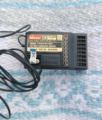 Hitec RCD3600 72mhz 8CH FM RC Airplane Receiver, Ch 13 Crystal | eBay