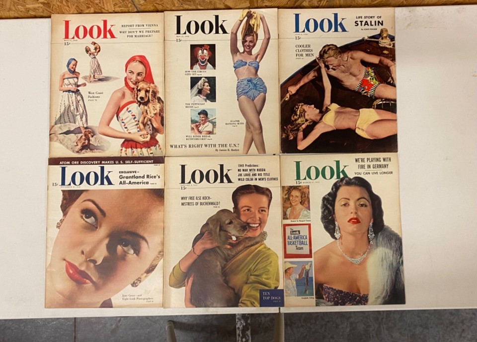 Vintage LOOK Magazine Lot (36) Dates ranging from 1939 thru 1951 | eBay