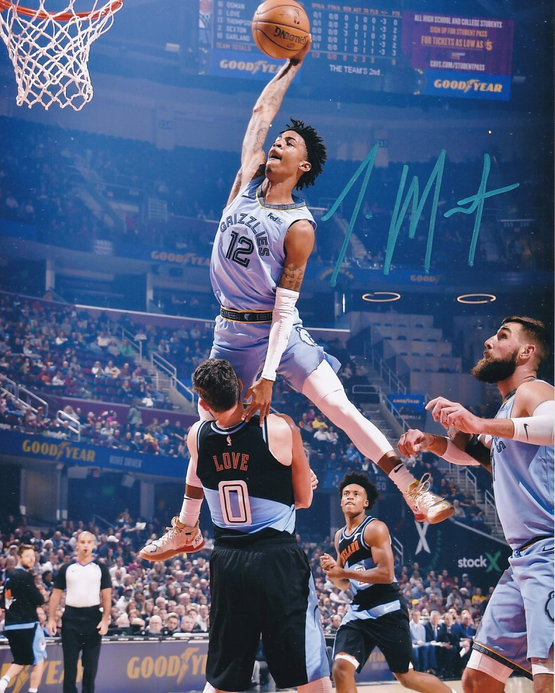 JA MORANT SIGNED 8X10 PHOTO AUTOGRAPH VANCOUVER GRIZZLIES | eBay