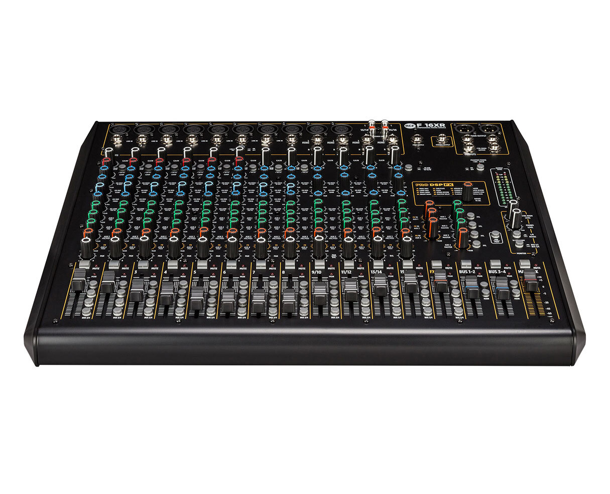 RCF F 10xr 10-channel Stereo Live Mixer Console W/ FX and Recoridng ...