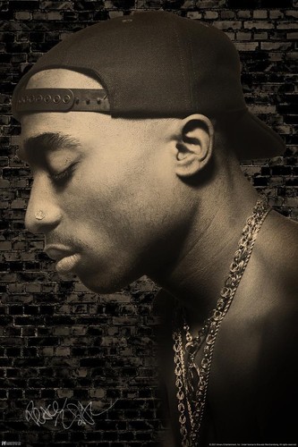 Tupac 2Pac Peace and Love Handwriting 90s Hip Hop Art Print Poster ...
