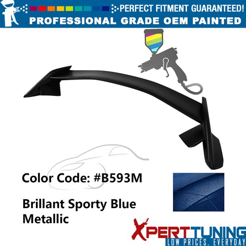 Fits 16-21 Civic 10th X 4DR Type-R Trunk Spoiler ABS #B593M Brillant ...