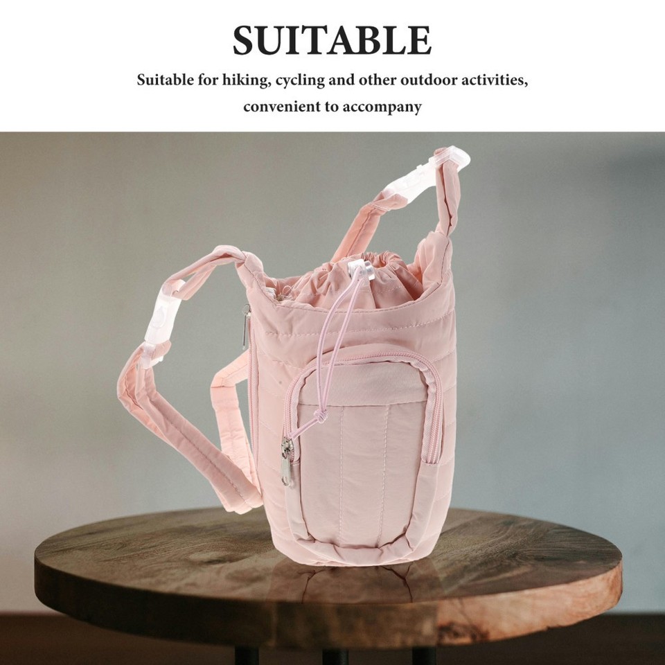 Protective Bottle Sleeve Water Accessory Cup Holder Purse Crossbody ...