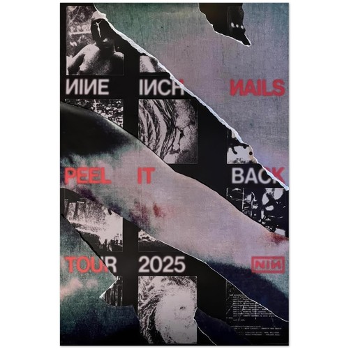 NIN Peel It Back Tour 2025 Poster | eBay