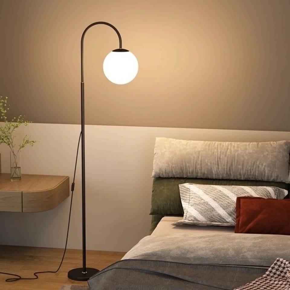 3 Color Floor Lamp Black Modern Standing Light Living Room Bedroom ...
