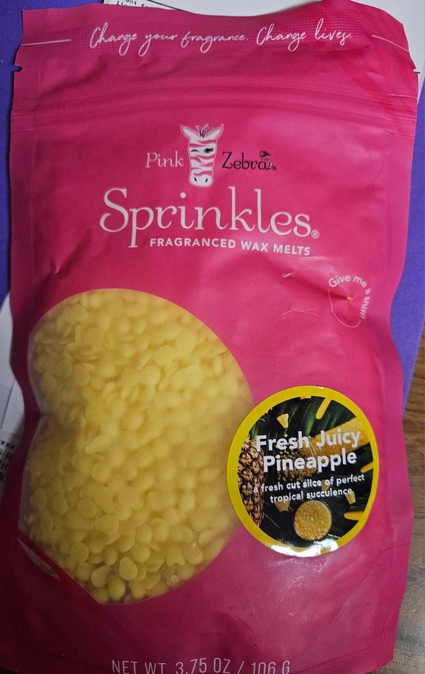 Pink Zebra wax Sprinkles - NEW - Over 125 Factory Sealed 3.75 oz. Bags ...