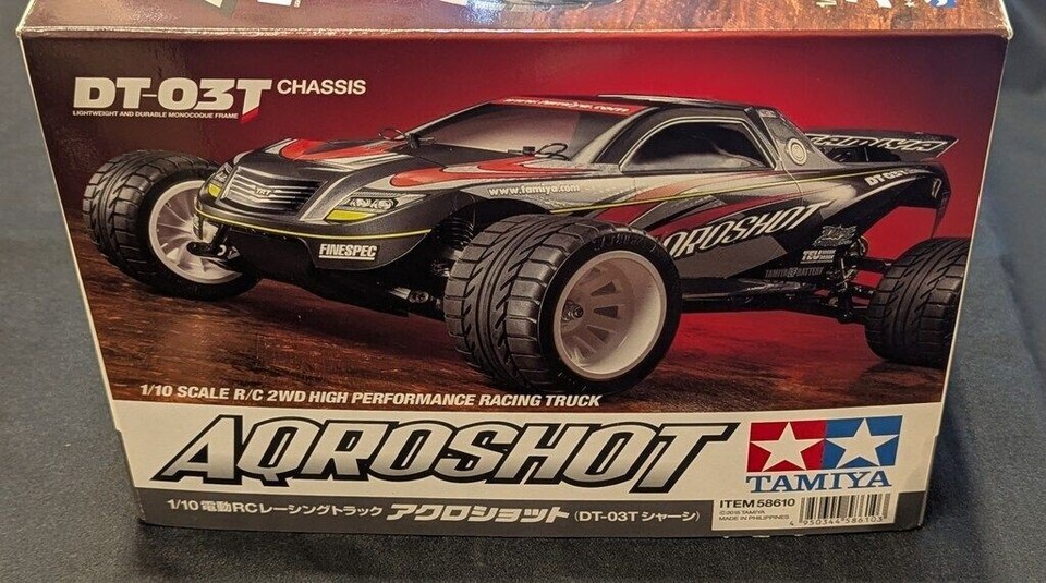 Tamiya Aqroshot 58610 RC 60A 1/10 2WD On Road DT-03T Chassis Racing ...