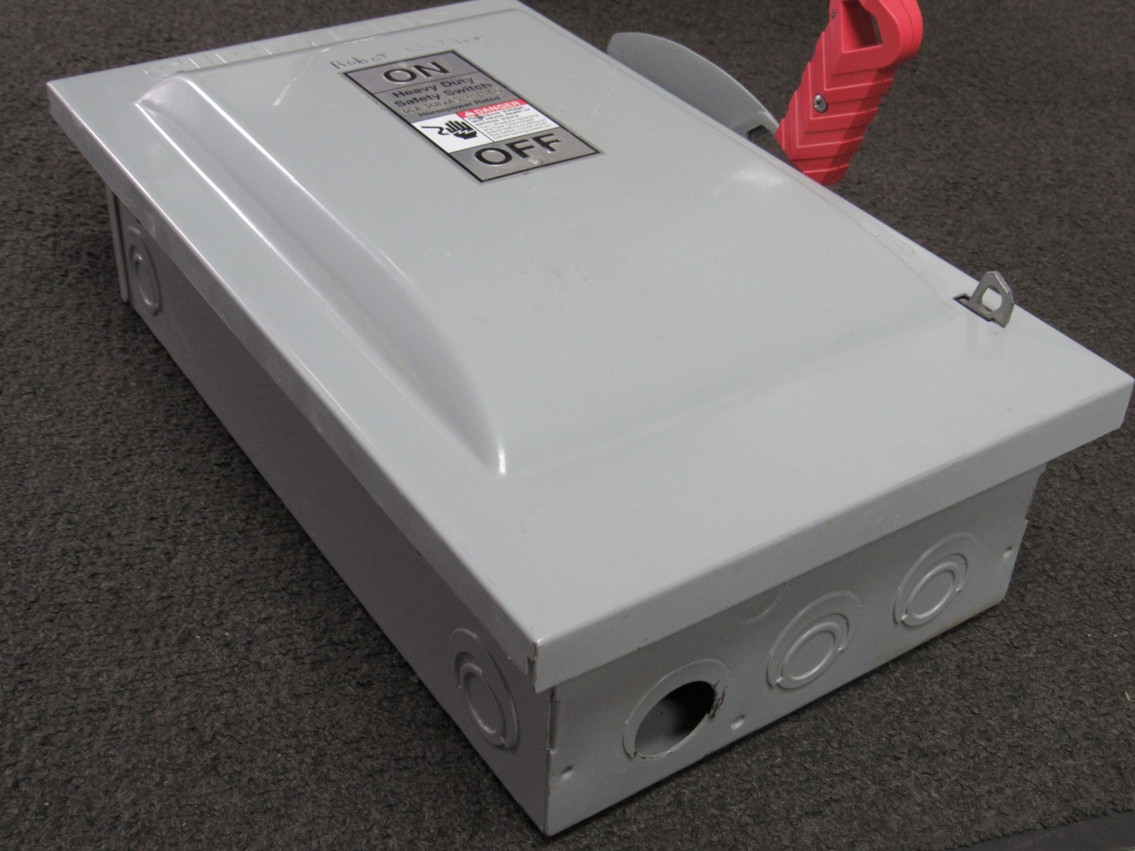 SIEMENS HF362 60A/600V/3P NEMA 1 FUSIBLE HEAVY DUTY SAFETY SWITCH | eBay