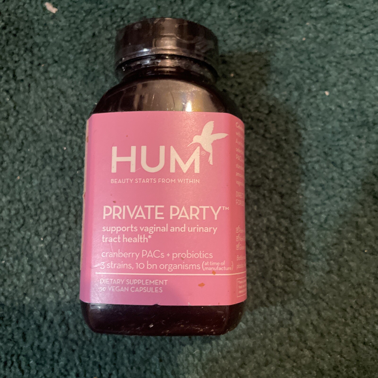 HUM Private Party Supports Vaginal And Urinary Tract Health 30 Caps Exp ...